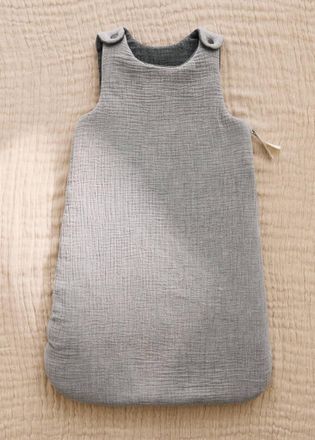 Mango Sac pour poussette en gaze de coton gris - Home - Taille unique - MANGO HOME