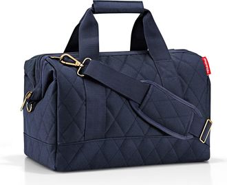 Reisenthel Allrounder M Rhombus Midnight Gold - Vielf&auml;ltige Doktortasche zum Reisen, f&uuml;r die Arbeit oder Freizeit - Mit funktional-stylischem Design