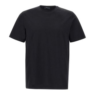 Herno Superfeines Stretch-T-Shirt aus Baumwolle - - Tops - Herren - Schwarzk - 3XL