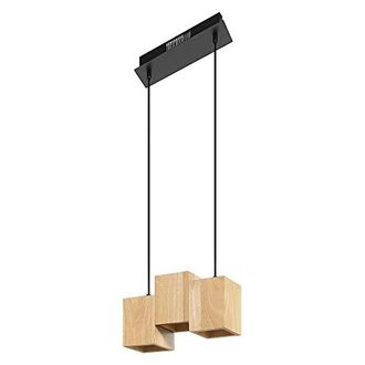 Ledvance SMART+ DECOR Wood WiFi suspension, 21W, 1950lm, lumi&egrave;re blanche r&eacute;glable (3000K &agrave; 6500K), dimmable, bois certifi&eacute; FSC, contr&ocirc;lable par application, co