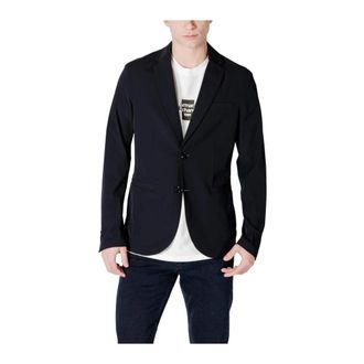 A|X Armani Exchange Einknopf-Blazer - - Jackets - Herren - Schwarzk - 3XL