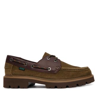 Clarks Slipper Clarks Cleyhill Boat 26186180 Gr&uuml;n