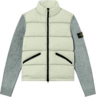 Stone Island Homme, Vestes, Vert, Taille: S Seam Faded Light Nylon Tela Jacket