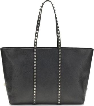 Valentino Garavani Femme, Sacs, Noir, Taille: ONE Size Medium Rockstud Tote Bag