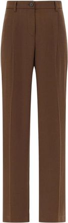 Cruna Cora Straight Hosen - - Trousers - Damen - Braun - L