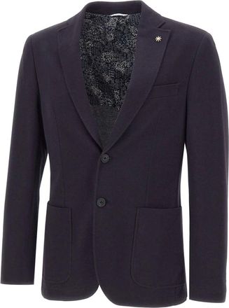 Manuel Ritz Homme, Vestes, Bleu, Taille: XL Blazer Crois&eacute;