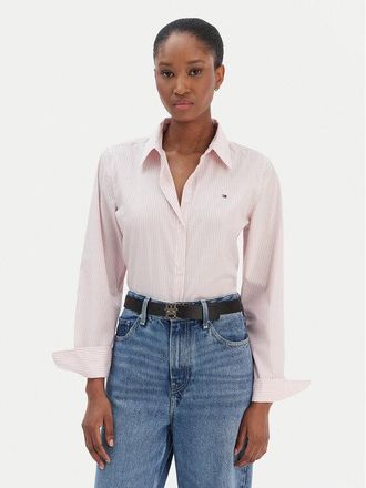 Tommy Hilfiger Hemd Ess WW0WW47169 Rosa Regular Fit