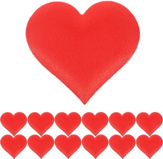 BESPORTBLE 500st&uuml;cke Herzkonfetti aus Schwamm und Stoff f&uuml;r Tischdekoration Kleine Herzbl&uuml;tenbl&auml;tter als Valentinstagsdeko und Partyaccessoire Wiederverwendbar f