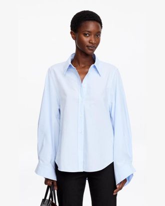 Arket Hemd Mit Weiten &Auml;rmeln -Blau