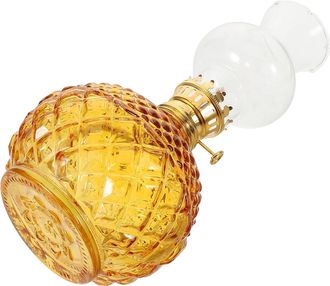 DOITOOL Retro Petroleumlampe Glas Mit Metall Lampenschirm Elegante Wohnzimmer Beleuchtung Vintage &Ouml;llampe F&uuml;r Zuhause Und Dekoration