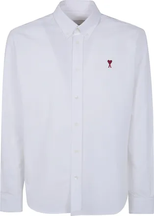 Ami Classic Long Sleeve Shirt Button Down Collar W
