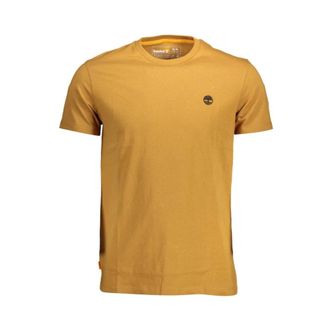 Timberland Homme, Tops, Brun, Taille: 2XL T-shirt Homme en Coton Marron