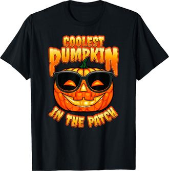 So Cool Designs Coolster Kürbis im Aufnäher süßer Halloween-Kürbis T-Shirt