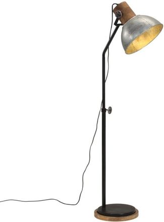 vidaXL Lampadaire 25 W argent vintage 30x30x100-150 cm E27 vidaXL