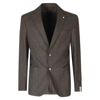 L.B.M. 1911 L.b.m. 1911 - Veste Coton Main Cachemire - Homme - Vestes - Brun - Taille: M