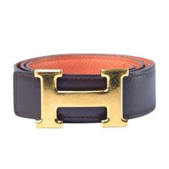 Herm&egrave;s Pre-owned Vintage Wendeg&uuml;rtel - - Pre-owned - Damen - Braun - ONE SIZE