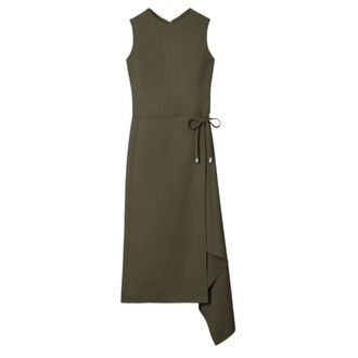 Tory Burch Femme, Robes, Vert, Taille: 38 FR Robe Portefeuille Verte