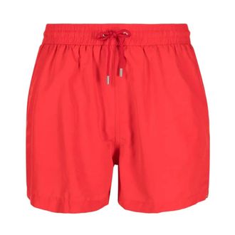 Paul Smith Swim Short Pln+Strp - - Swimwear - Herren - Rot - M