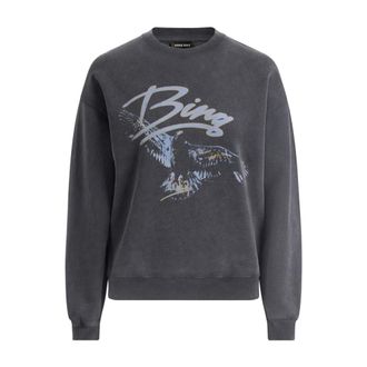 Anine Bing Damen, Sweatshirts & Hoodies, Schwarzk, SGr&ouml;&szlig;e