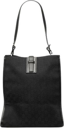 Gucci Sac cabas vintage doccasion - Femme - Pre-owned - Noir - Taille: ONE Size