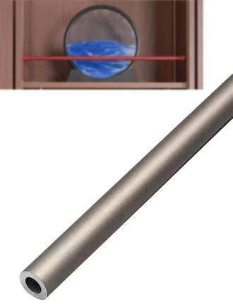 Generic Seitlich montiertes Rundrohrgel&auml;nder aus Aluminiumlegierung - Kantenschutz und St&uuml;tzstange for Holzschr&auml;nke und B&uuml;cherregale(Color5,L100cm/39.3)