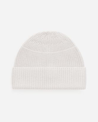 Arket Fisherman-Beanie -Wei&szlig;