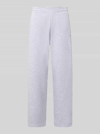 Review Straight Fit Sweatpants mit Logo-Detail