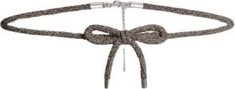 Alberta Ferretti Femme, Accessoires, Gris, Taille: ONE Size Ceinture avec en strass
