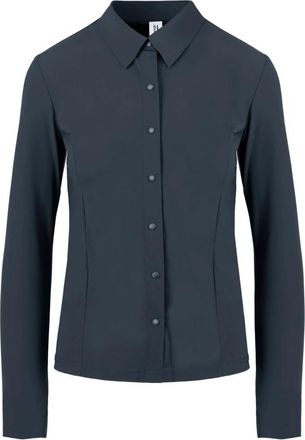 Bomboogie Femme, Blouses et Chemises, Bleu, Taille: 42 FR Technical Jersey Shirt