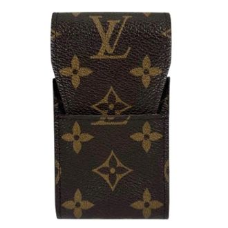 Louis Vuitton Pre-owned &Eacute;tui &agrave; cigarettes Monogram - Femme - Pre-owned - Brun - Taille: ONE Size