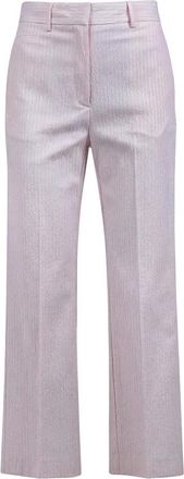 ottod'Ame Femme, Pantalons, Rose, Taille: 38 FR Pantalon Droit