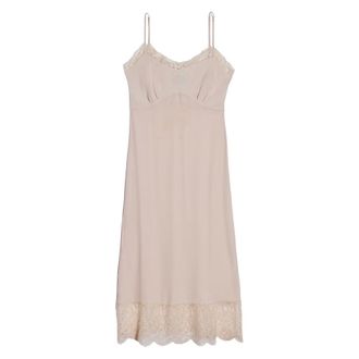 Simone Rocha Femme, Robes, Rose, Taille: 34 FR Lace Trim Slip Dress