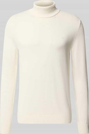 Christian Berg Regular Fit Strickpullover aus Baumwoll-Woll-Mix mit Rollkragen
