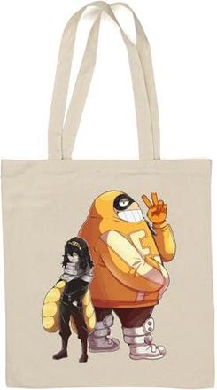 Generic ANIME 122 Sac fourre-tout en coton naturel Blanc