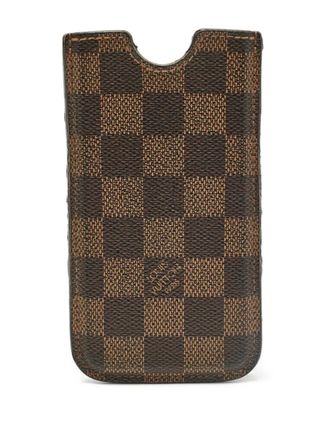 Louis Vuitton étui pour smartphone Damier Ebène - Marron