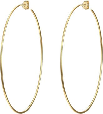 Glanzst&uuml;cke M&uuml;nchen Ohrringe - Sterling Silber Creolen - Gr. unisize - in Gold - f&uuml;r Damen