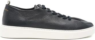 Officine Creative Homme, Chaussures, Bleu, Taille: 45 EU Pluma/001 Leather Baskets