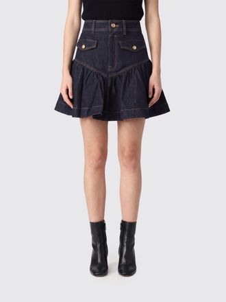 Zimmermann Jupe Femme couleur Bleu