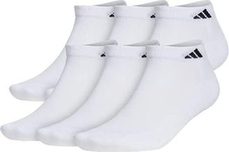 adidas Adidas Lot de 6 paires de chaussettes de sport unisexes pour homme et femme, blanc/noir, 37-39