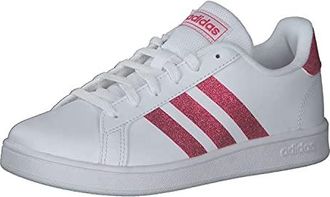 adidas Adidas Mixte enfant Baskets Grand Court K White Real Pink S18 Ftwr White 36 2/3 EU