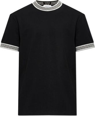Versace Homme, Tops, Noir, Taille: 2XL T-shirt Greca