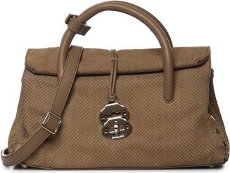 Zanellato Femme, Sacs, Brun, Taille: ONE Size Dotta Small Leather Bag