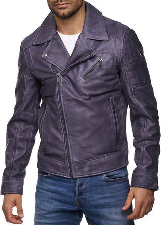 Tazzio Lederjacke 19712 Echtleder Jacke im Biker-Look