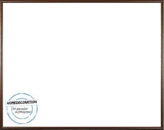 Homedecoration Amsterdam Kunststoff Bilderrahmen Posterrahmen 57x100 cm 100x57 cm Farbwahl Hier Dunkelbraun mit Antireflex Acrylglas