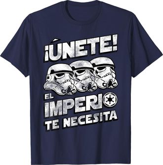 Star Wars Unete! El Empire Needs You! Graphic T-Shirt T-Shirt
