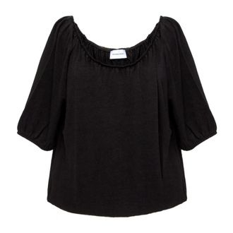 Scaglione Damen, Blusen & Hemden, Schwarzk, SGr&ouml;&szlig;e