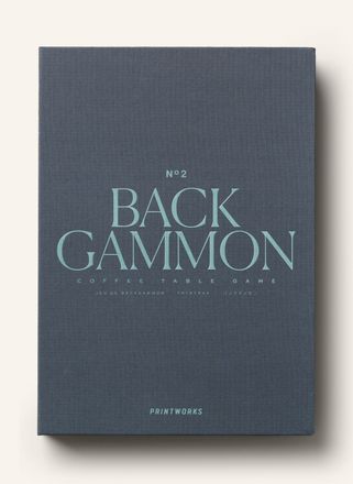 Printworks Printworks Brettspiel Backgammon grau
