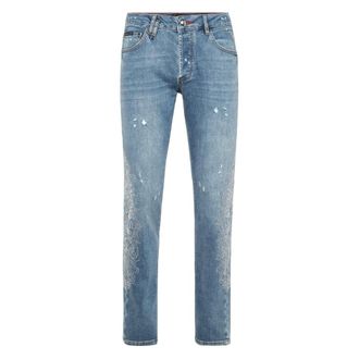 Philipp Plein Homme, Jeans, Bleu, Taille: W32 Jeans slim