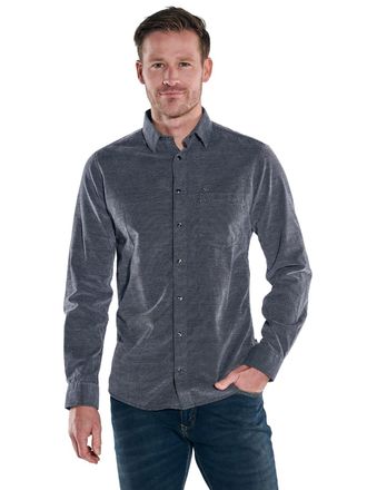 Engbers Herren Herren Langarm-Hemd strukturiert, Marineblau, 39428, Marineblau in Gr&ouml;&szlig;e XXL