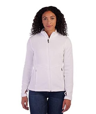 Spyder Veste Polaire Soar, Blanc, Large Femme